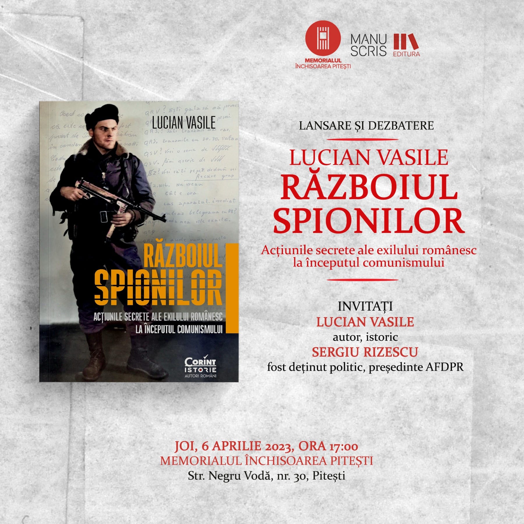 "RĂZBOIUL SPIONILOR" LA MEMORIALUL ÎNCHISOAREA PITEȘTI | ROMEDIA