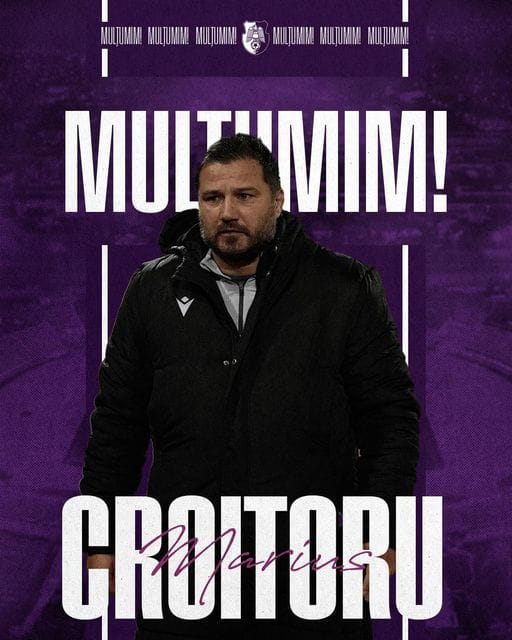 ANTRENORUL MARIUS CROITORU ȘI-A REZILIAT CONTRACTUL CU FC ARGEȘ | ROMEDIA