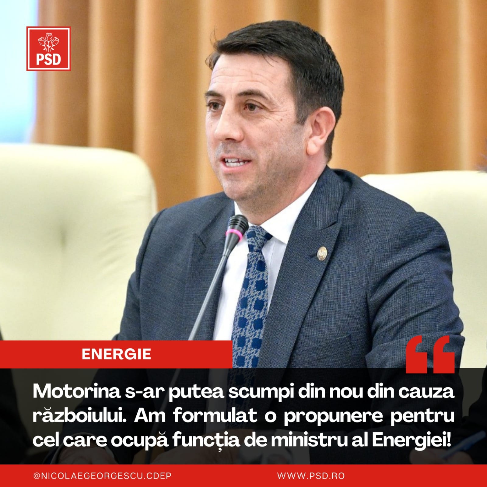 Nicolae Georgescu, deputat PSD Argeș: “Mă gândesc la propunerea de a ...
