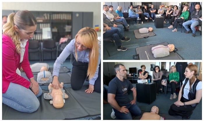 SALARIAȚII DE LA APELE ROMÂNE ÎNVAȚĂ SĂ ACORDE PRIMUL AJUTOR | ROMEDIA