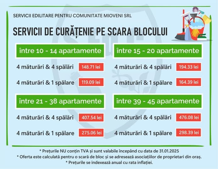 Servicii Edilitare pentru Comunitate Mioveni – servicii de curățenie în ...